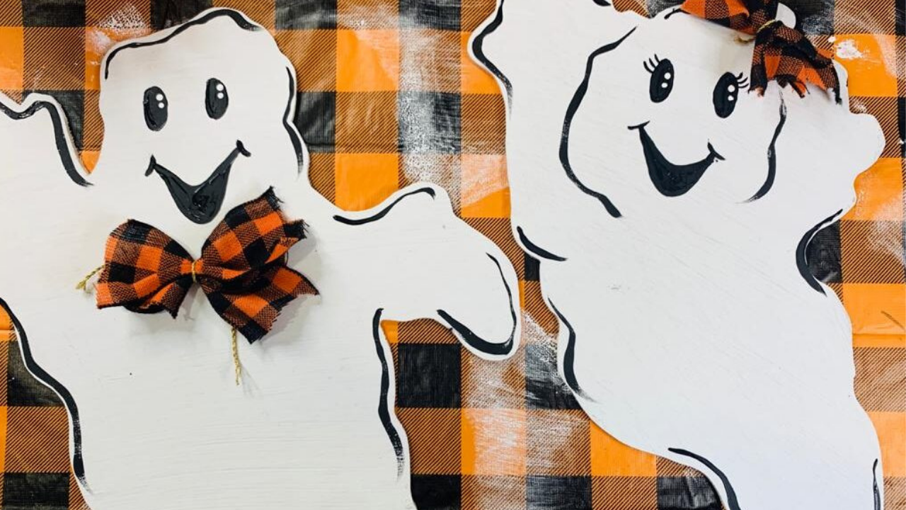 EASY DIY GHOSTS - Texas Art and Soul - Create a Paint Party Business Online